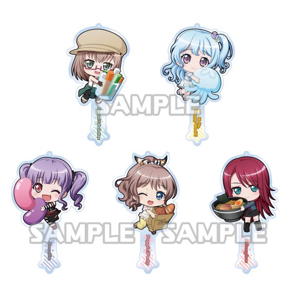 BanG Dream! – Chara Props Acrylic Strap Drum Collection – animate ...